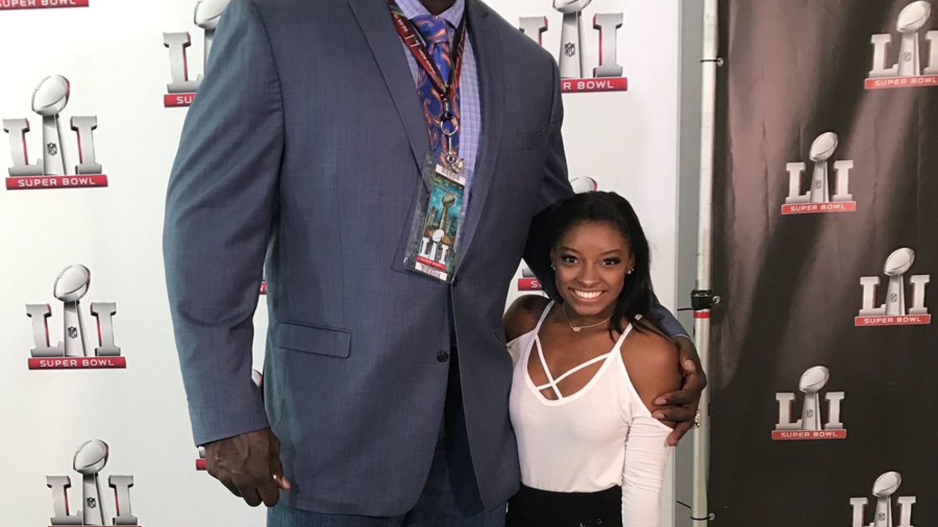 La impactante fotografía de Simone Biles con Shaquille O'Neal que ...