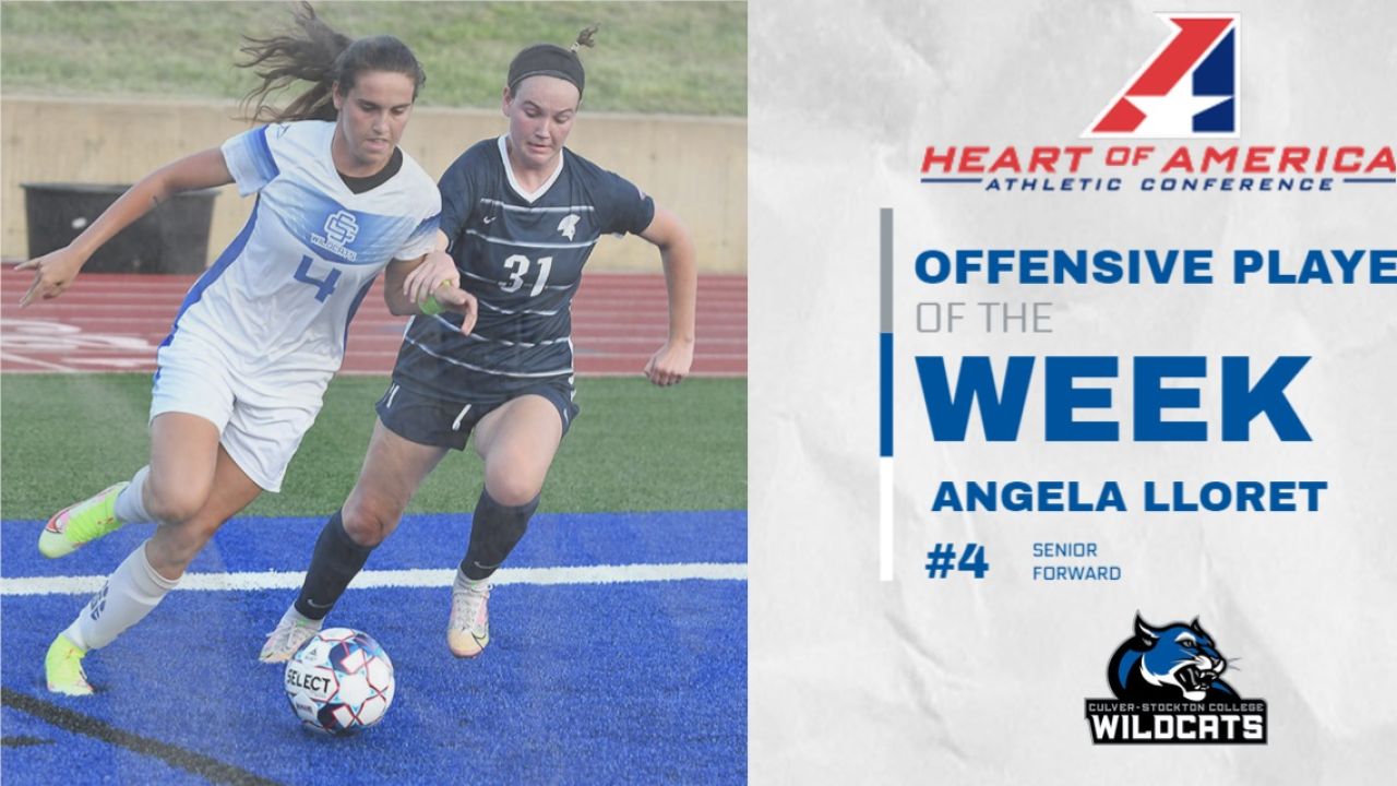 Ángela Lloret, la mejor futbolista de la semana de la Heart of American ...