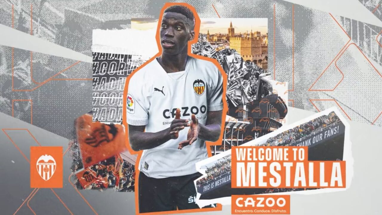 Ilaix Moriba ya es oficialmente nuevo futbolista del Valencia | Onda ...
