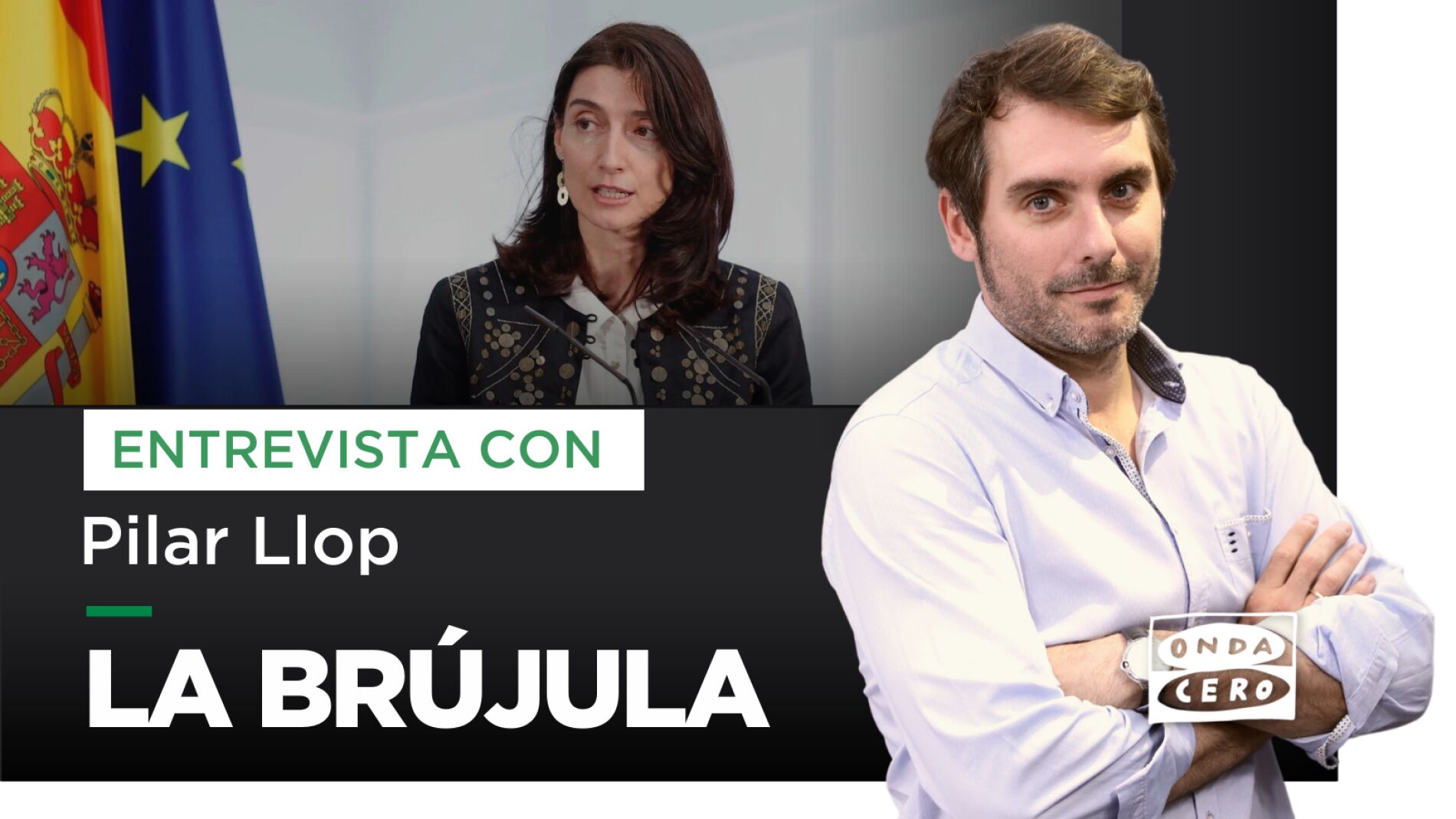 Rafa Latorre entrevista este lunes a Pilar Llop en 'La Brújula' | Onda Cero Radio