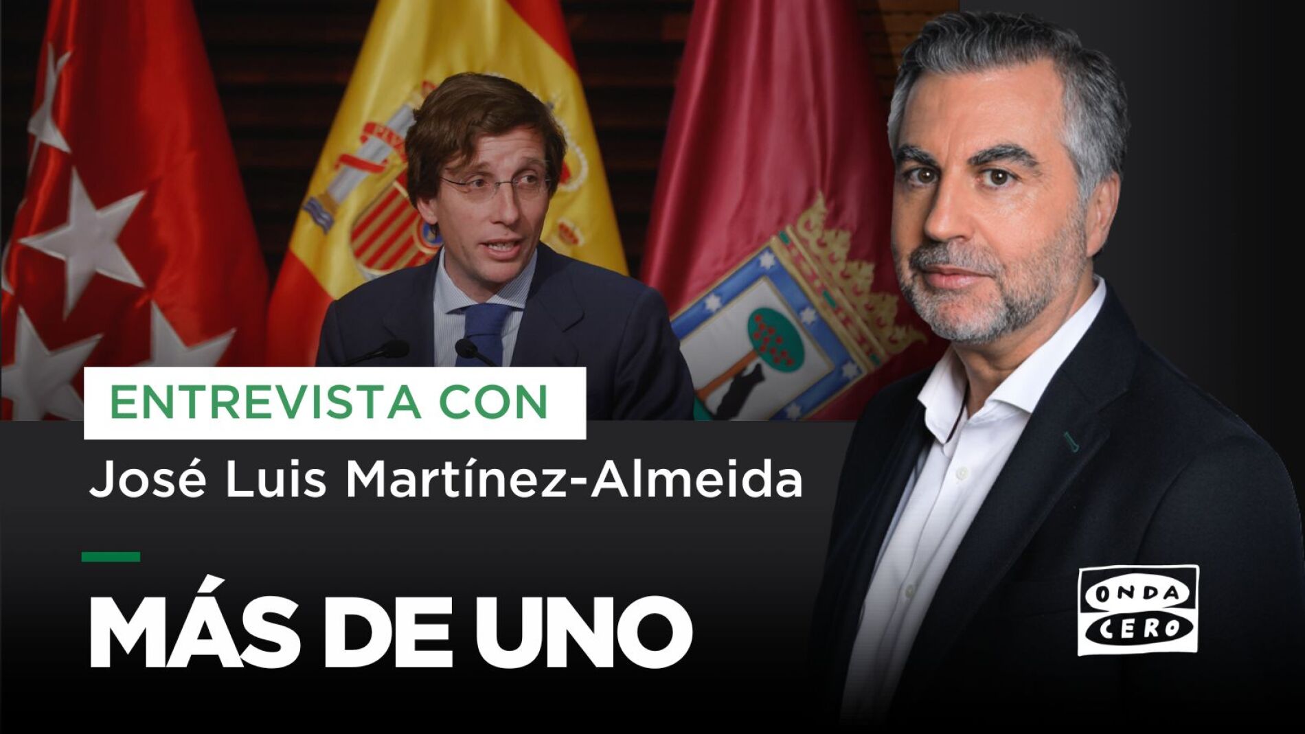 Carlos Alsina entrevista este lunes al alcalde de Madrid, José Luis Martínez-Almeida | Onda Cero ...