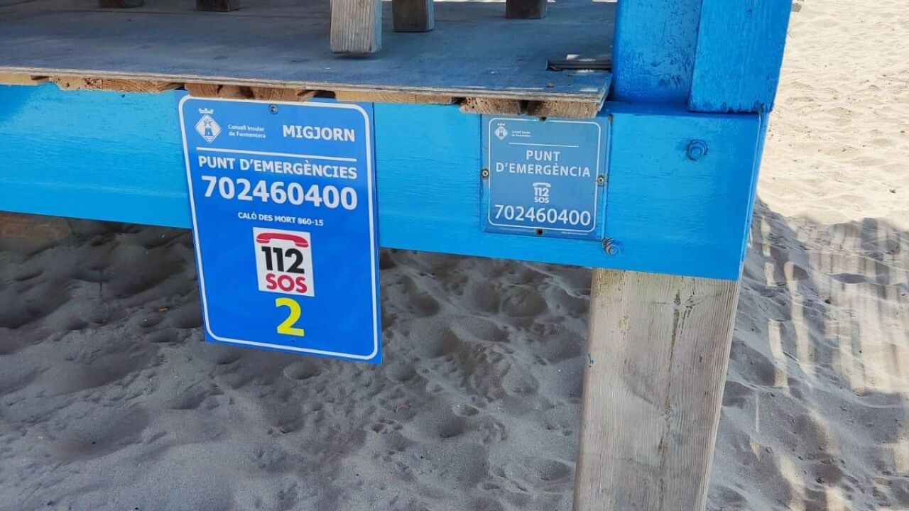 Formentera contará con 100 nuevos puntos de emergencia para facilitar ...