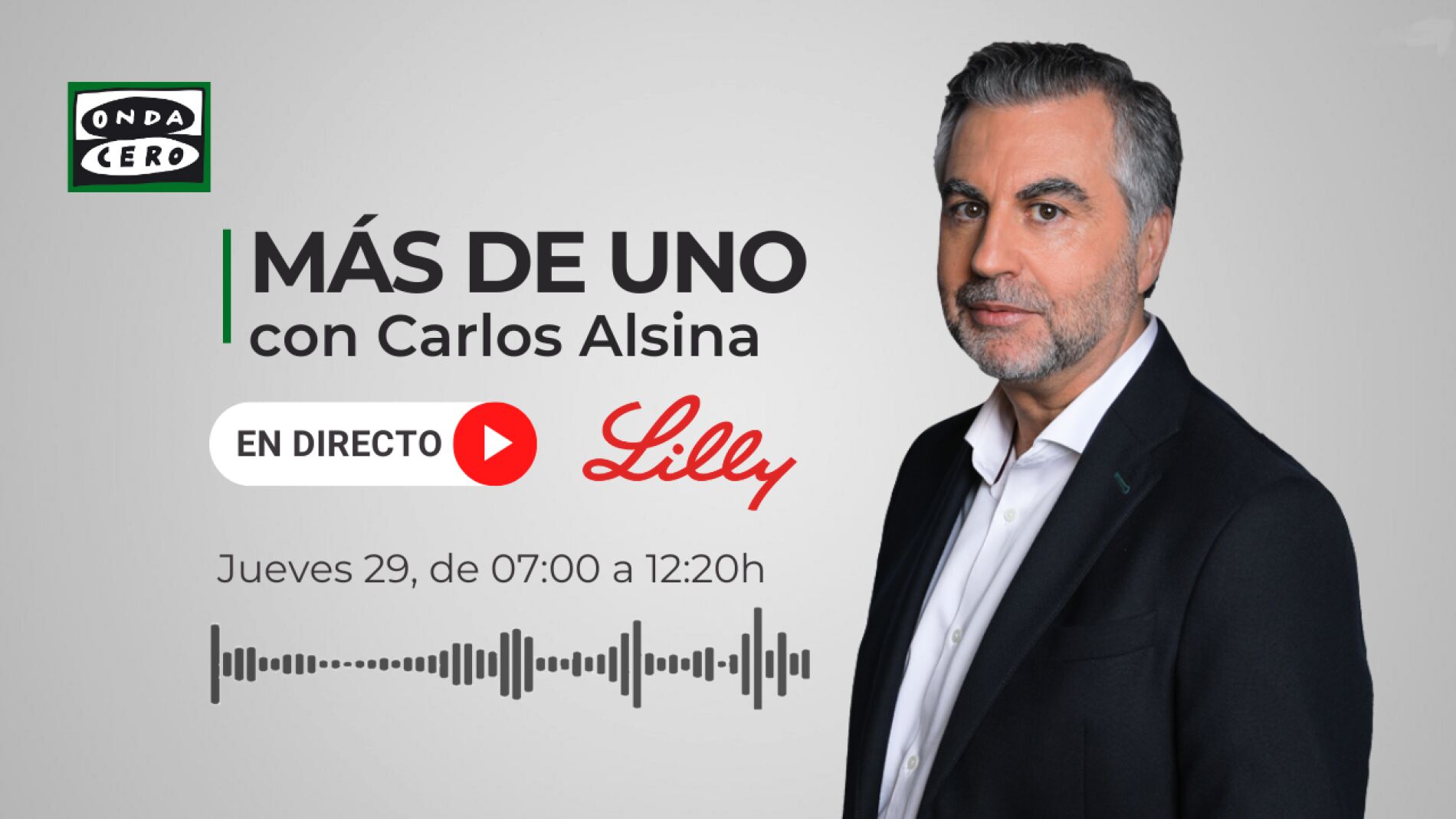 Programa especial de 'Más de uno' con Carlos Alsina desde la sede de ...