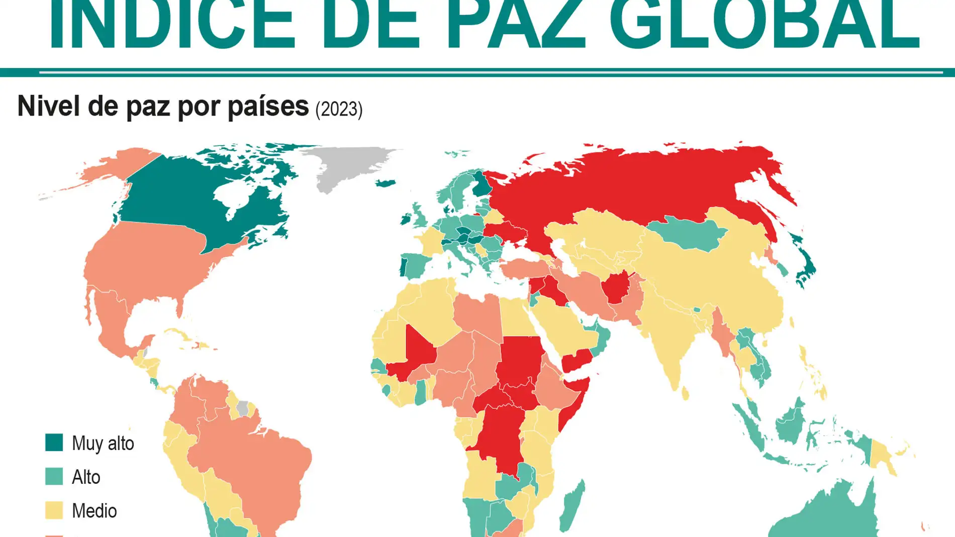 Los Países Más Peligrosos Del Mundo En 2023 Onda Cero Radio