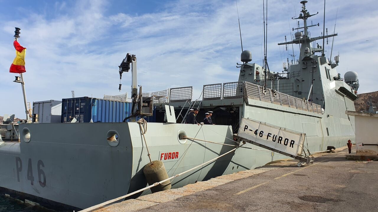El BAM 'Furor' parte de Cartagena para iniciar su despliegue en la ...