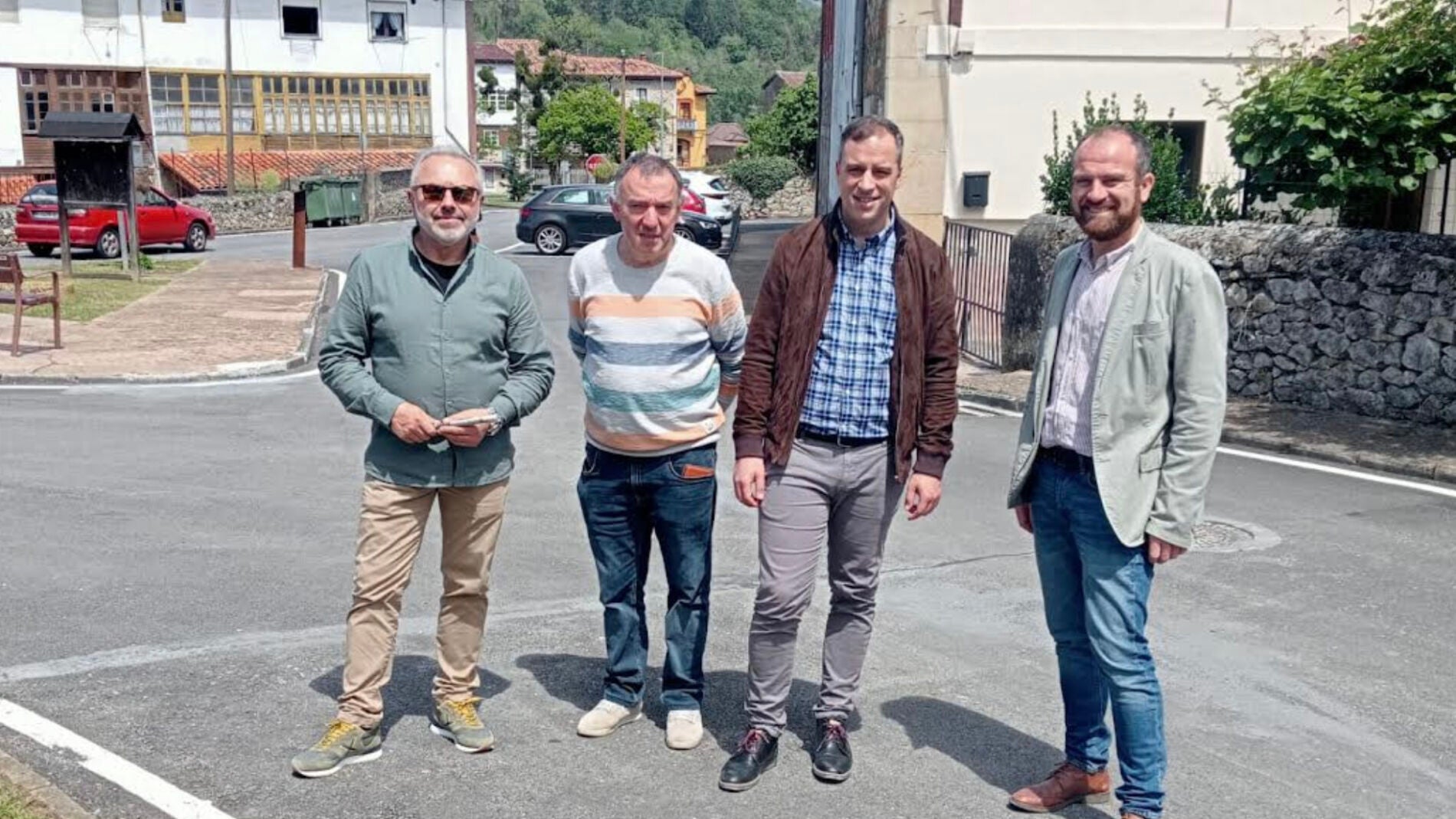 Inaugurada la renovación de la carretera de Carua al Molín de la Cal en ...