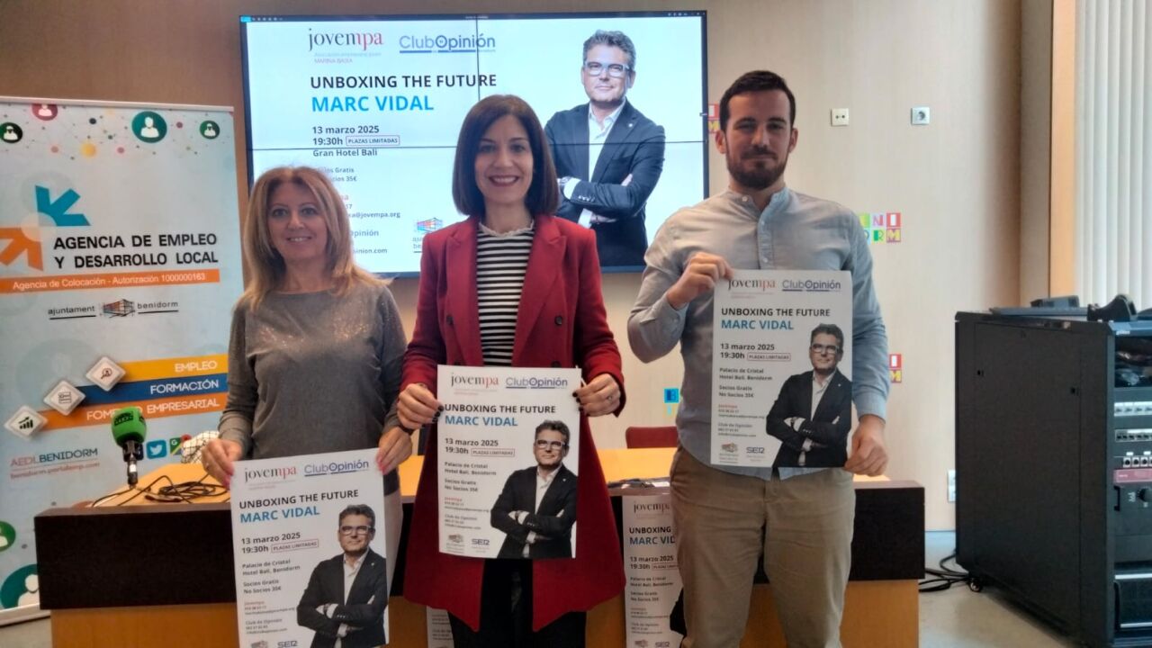 El analista y divulgador Marc Vidal estará en Benidorm el jueves 13 de ...