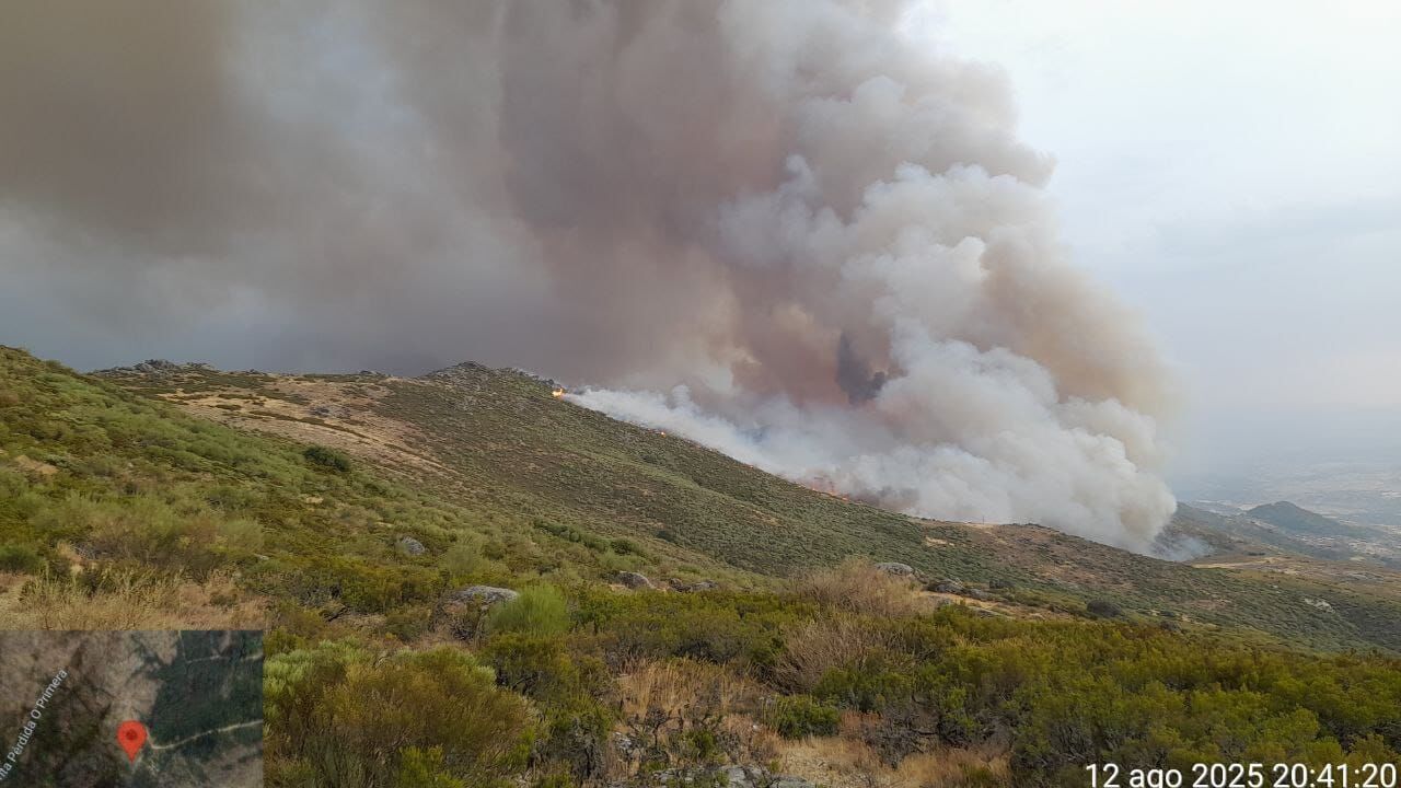 El Incendio Forestal de Jarilla que obligaba a evacuar Villar de ...