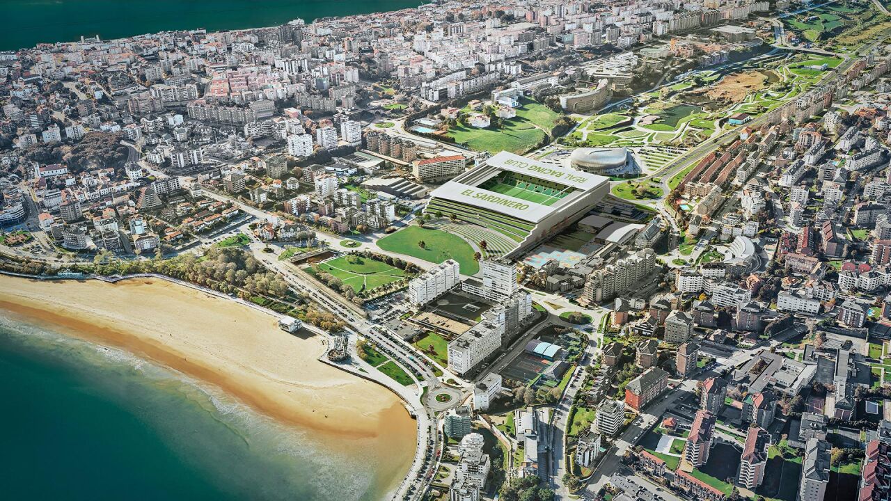 El Racing de Santander presenta un proyecto de estadio de 68 millones ...