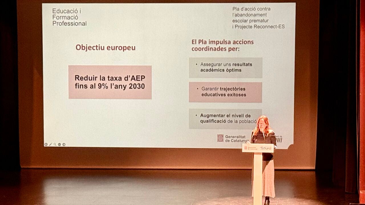 El Govern vol reduir l'abandonament escolar prematur fins al 9% de cara al 2030 | Onda Cero Radio