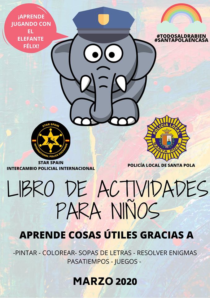 La Policía Local de Santa Pola elabora un cuaderno de actividades ...