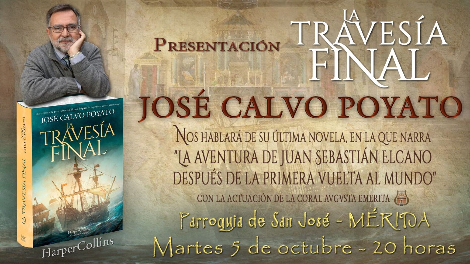 El escritor José Calvo Poyato presenta su nueva novela “La Travesía ...