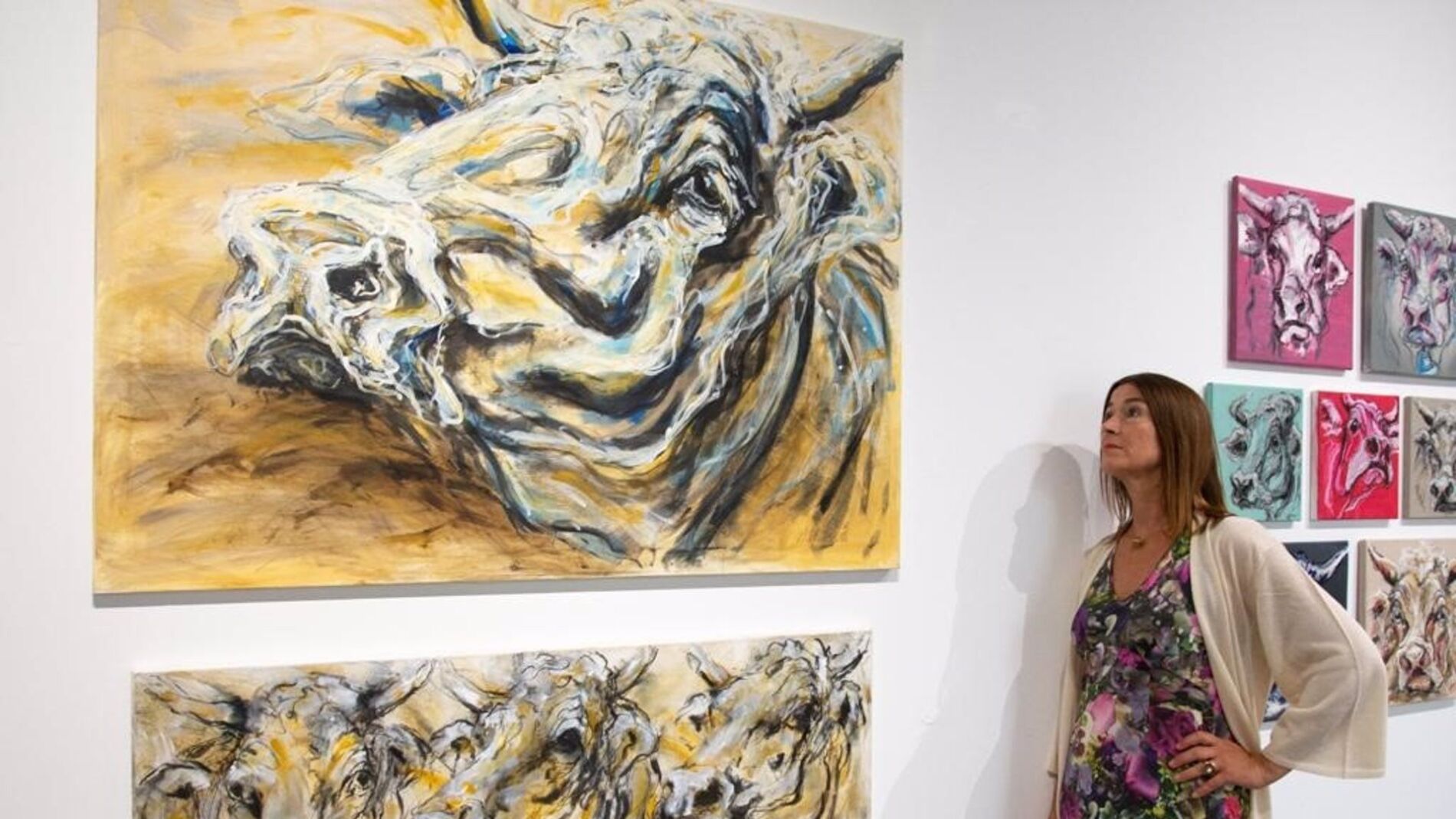 La pintora Annette Schock ofrecerá este viernes una visita guiada a su ...