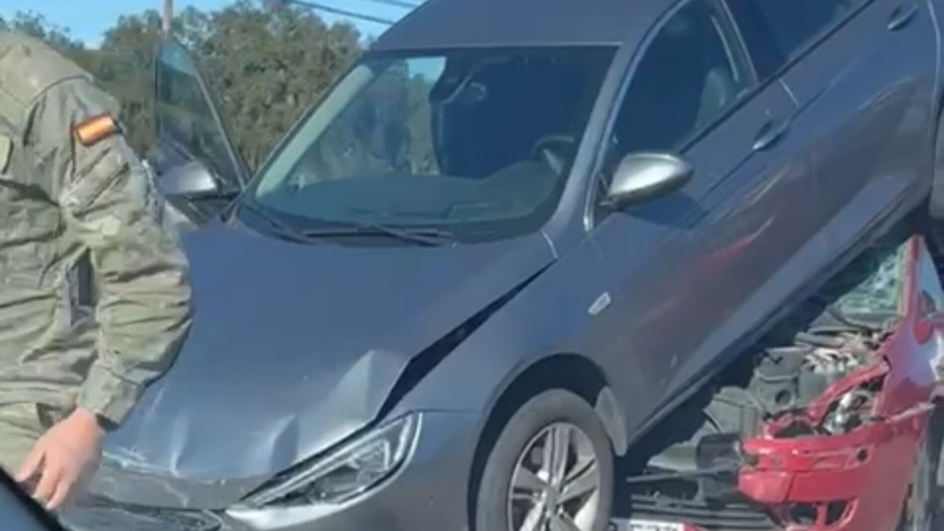 Tres heridos "menos grave" tras una colisión por alcance con cuatro ...