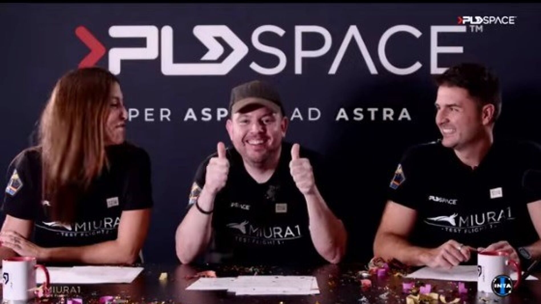 Raúl Torres, CEO de PLD Space de Elche, tras el lanzamiento del MIURA 1 ...