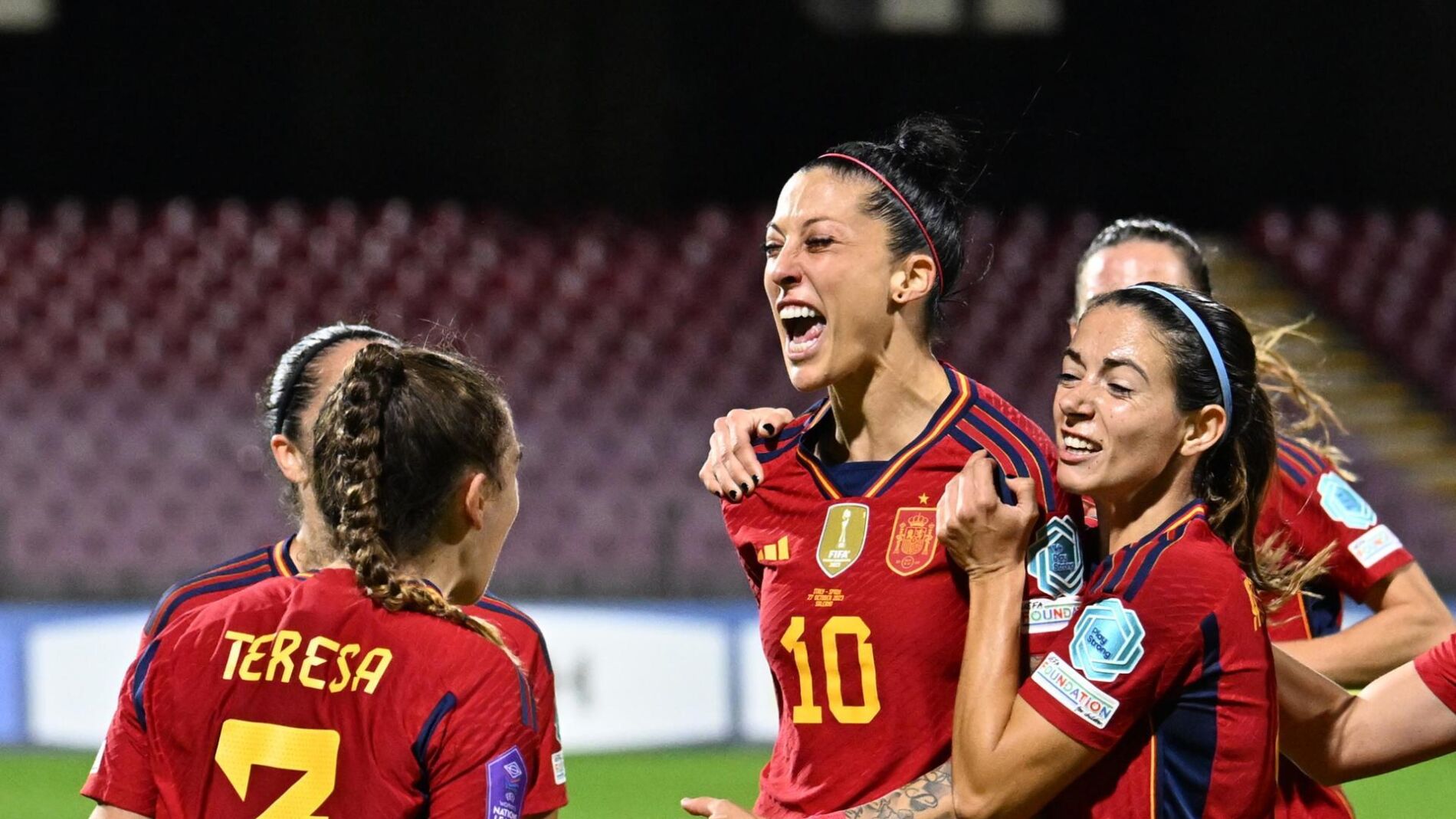 Jenni Hermoso da la victoria a España en su vuelta a la selección ...