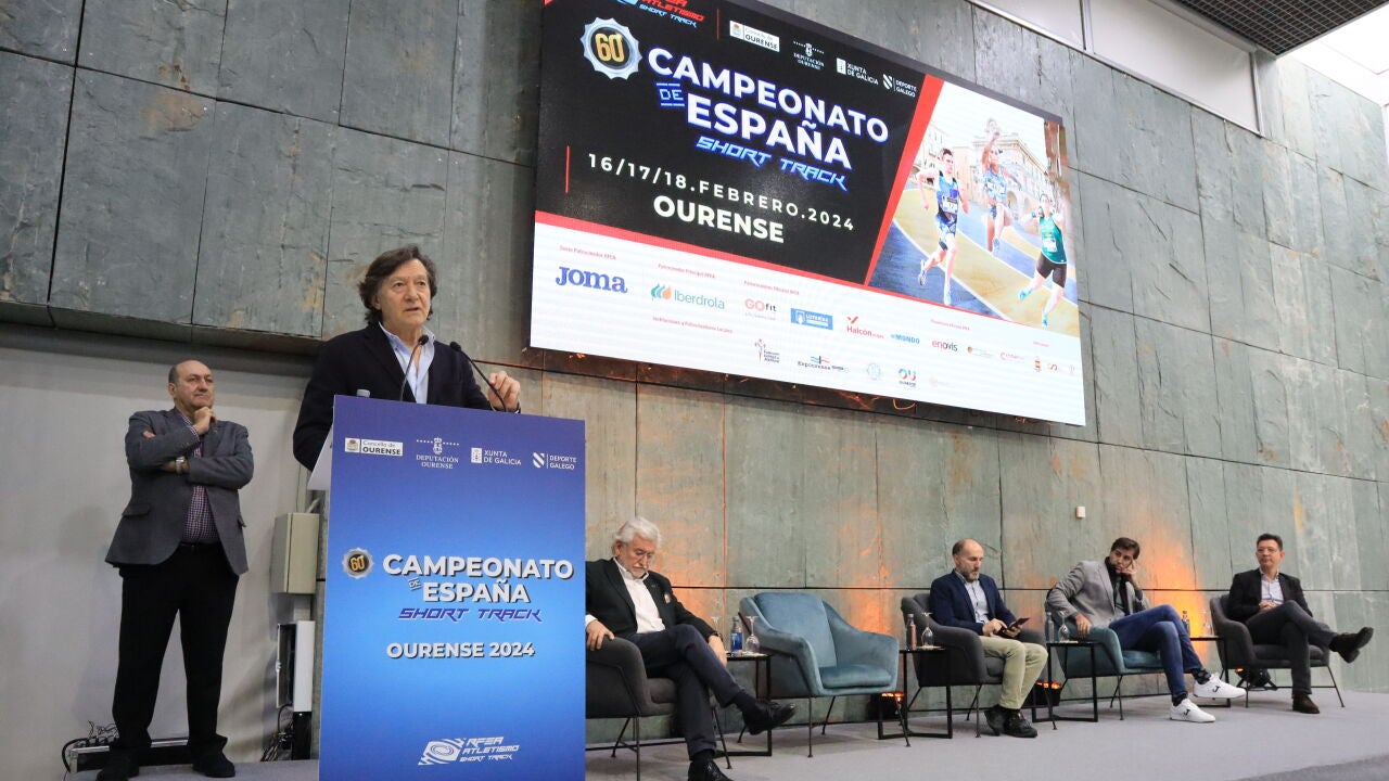Lasa destaca o "tartán azul da pista cuberta de Ourense" que citará os ...