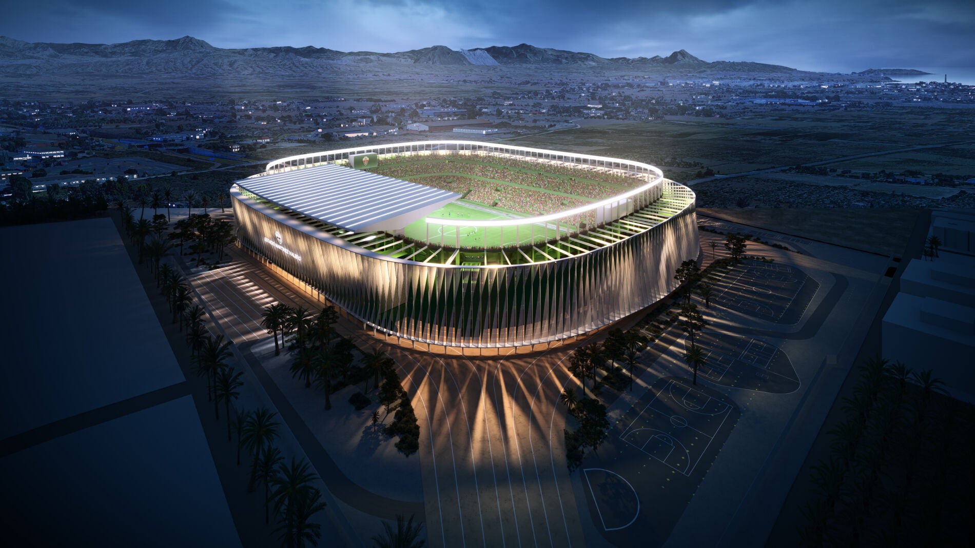 Elche CF: La nueva imagen del futuro estadio Martínez Valero tras su ...