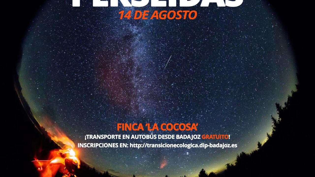 Las Perseidas se podrán ver desde la finca 'La Cocosa' el 14 de agosto ...