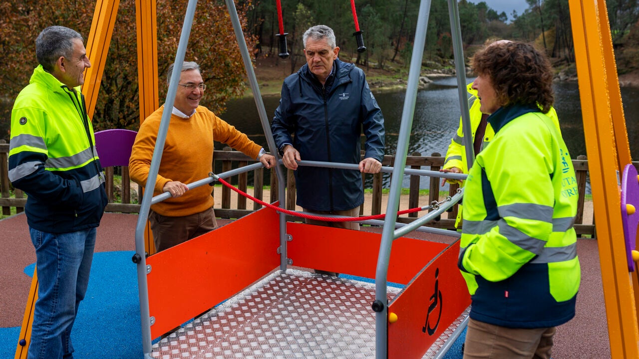 A area recreativa de Cachamuiña “máis inclusiva e segura” cun parque ...